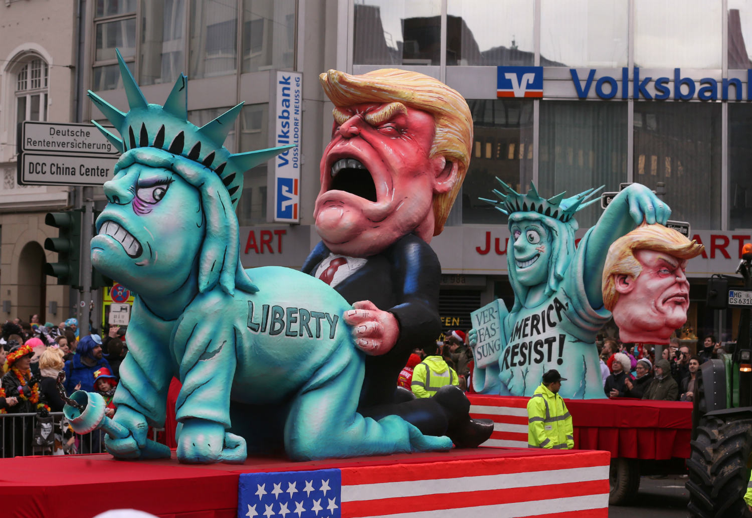 IN PICS: German Carnival floats show Trump no mercy