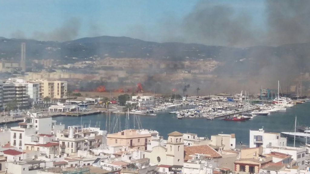 IN PICS: Wildfire rages in Ibiza