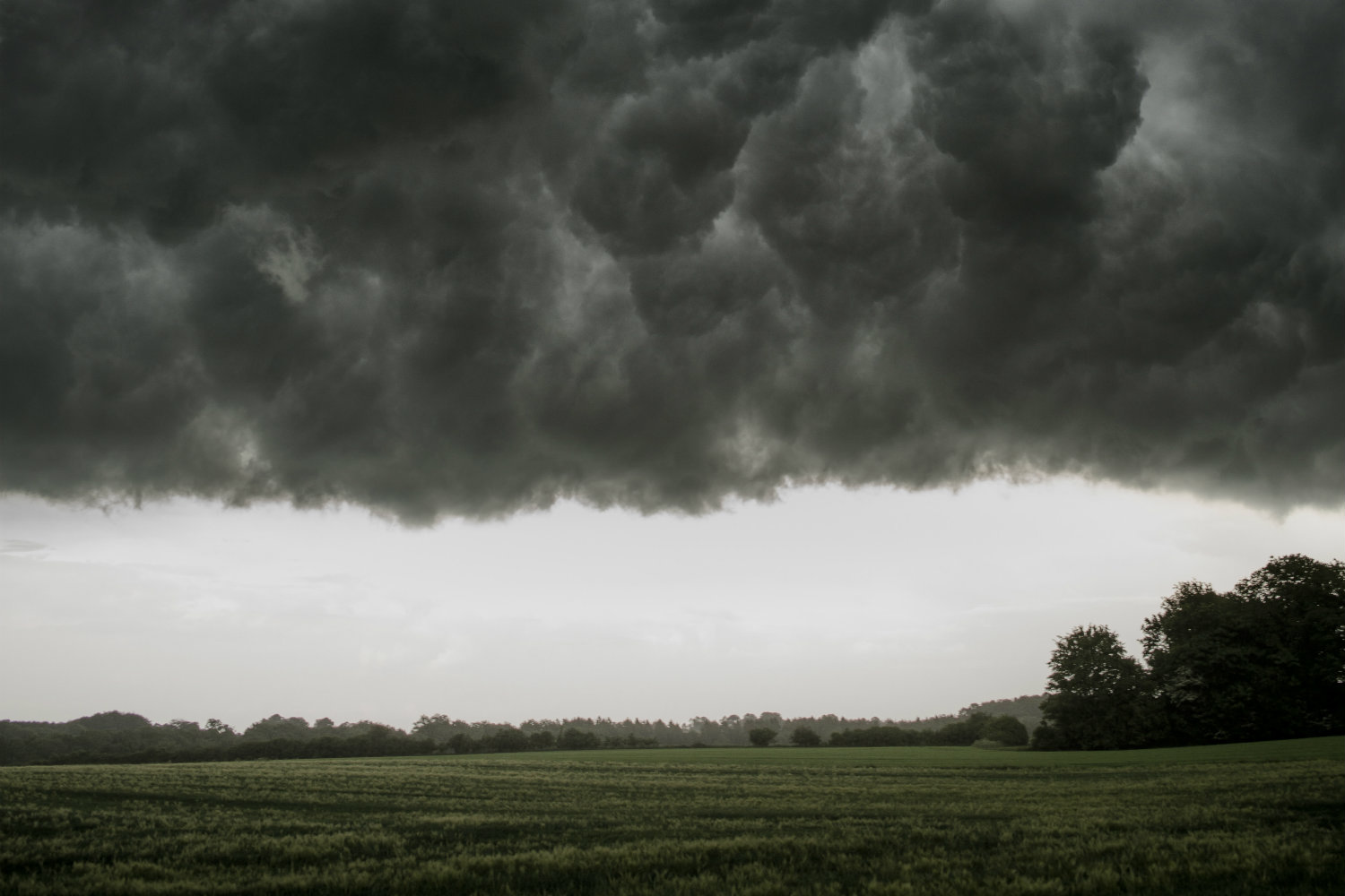 Twisters, lightning and giant hail in Danish summer storm