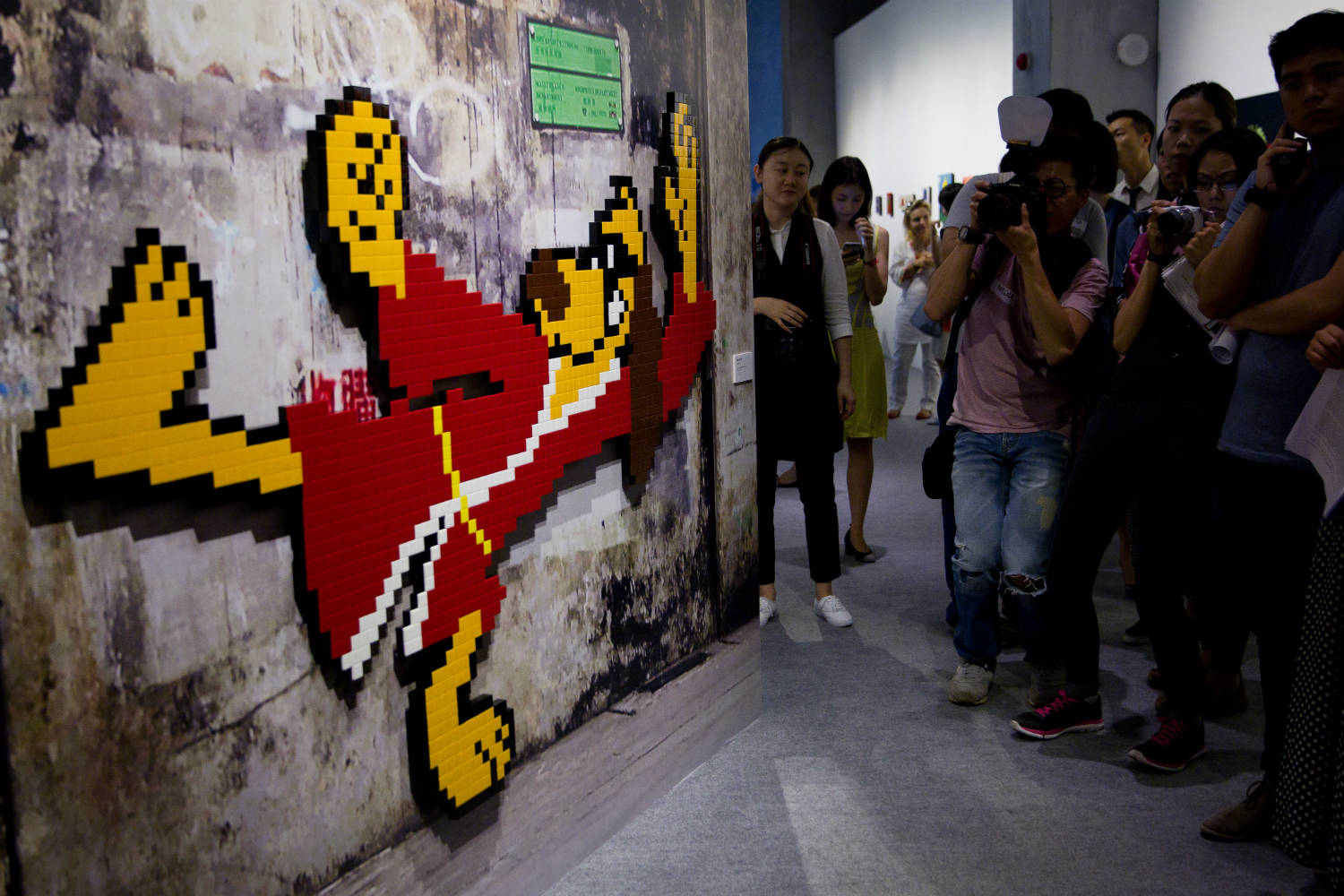 Thieves strip ‘Space Invader’ mosaics from Paris walls