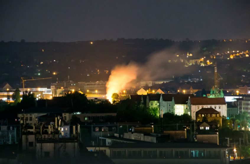 WWII bomb defused in Dresden after fire and mass evacuation