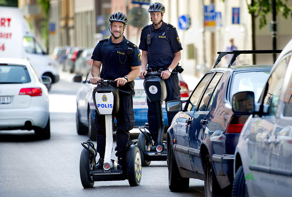 IN PICTURES: Stockholm’s segway police are here to stay