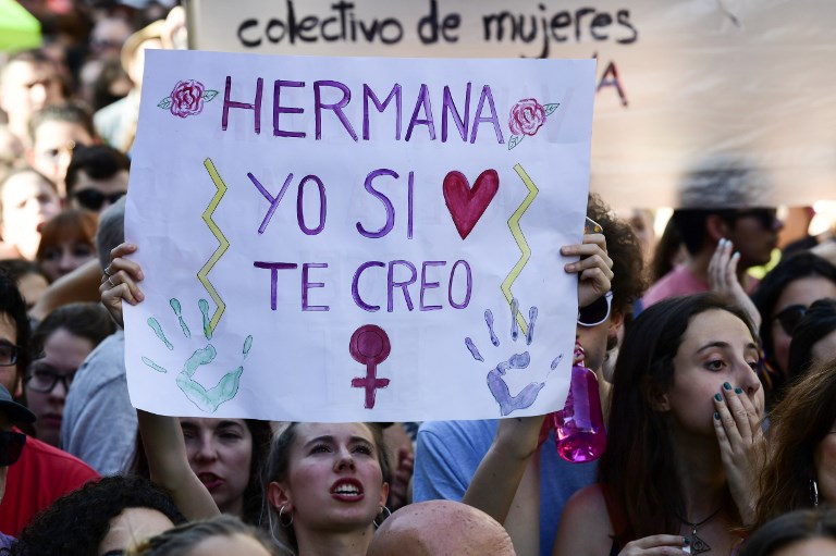 Victim of Spain sexual abuse ‘wolf pack’ speaks out for first time