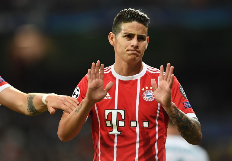 Bayern's James Rodriguez becomes latest footballer on Spanish taxman's ...