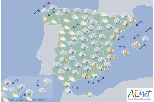More rain due in Spain as temperatures set to plummet