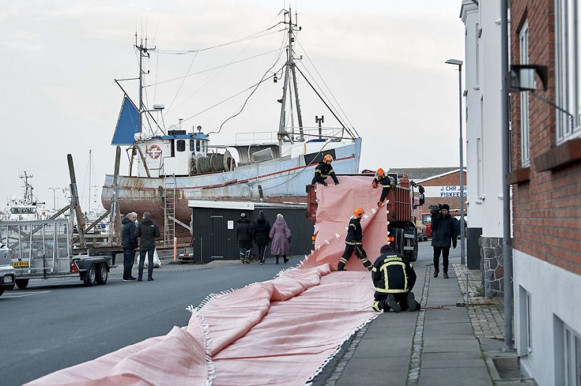 Denmark takes flood precautions as water levels rise