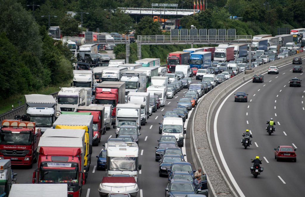Record 745,000 traffic jams on Germany’s Autobahn last year