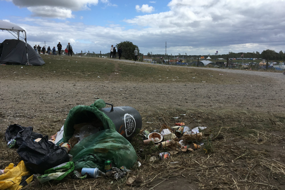 Denmark’s Roskilde Festival creates a city’s worth of rubbish. What are ...