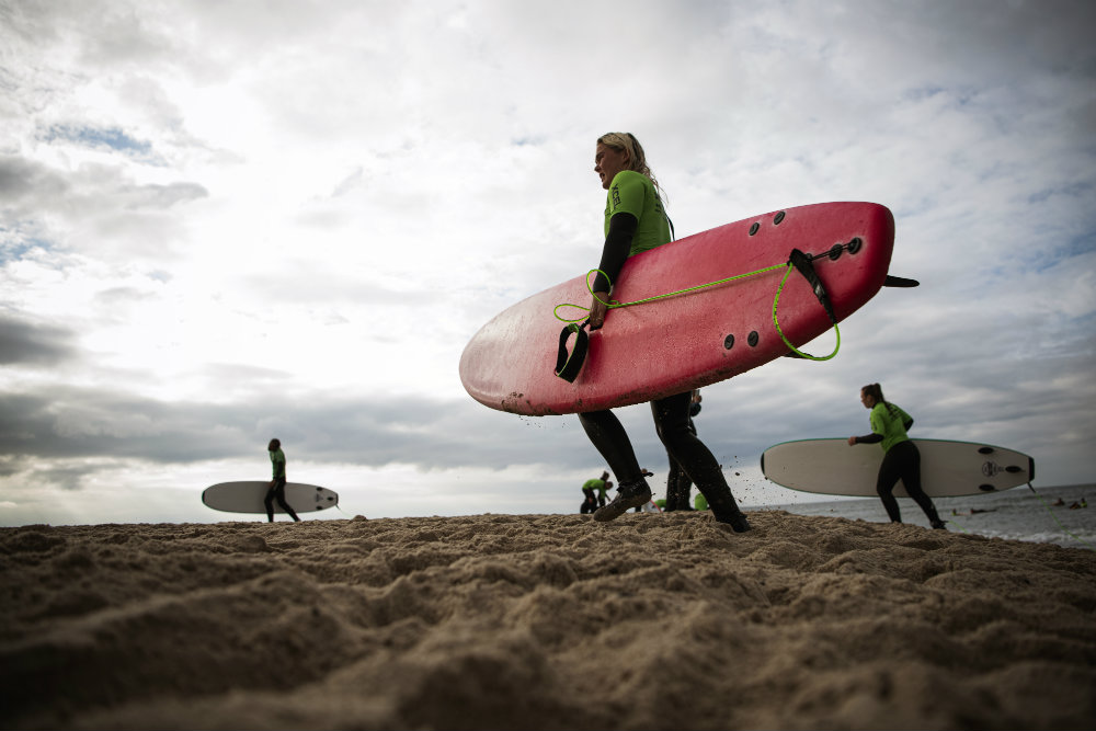 Why Denmark’s ‘Cold Hawaii’ is surfing on virus wave