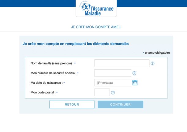 Ameli: How to create your online French social security account