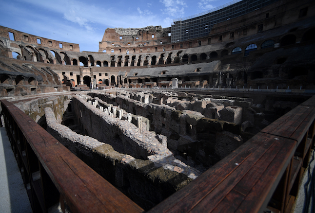 Rome’s Colosseum fully opens underground labyrinth to the public