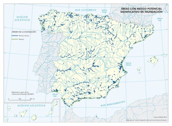 MAPS: The places in Spain which are most at risk of recurring flash floods