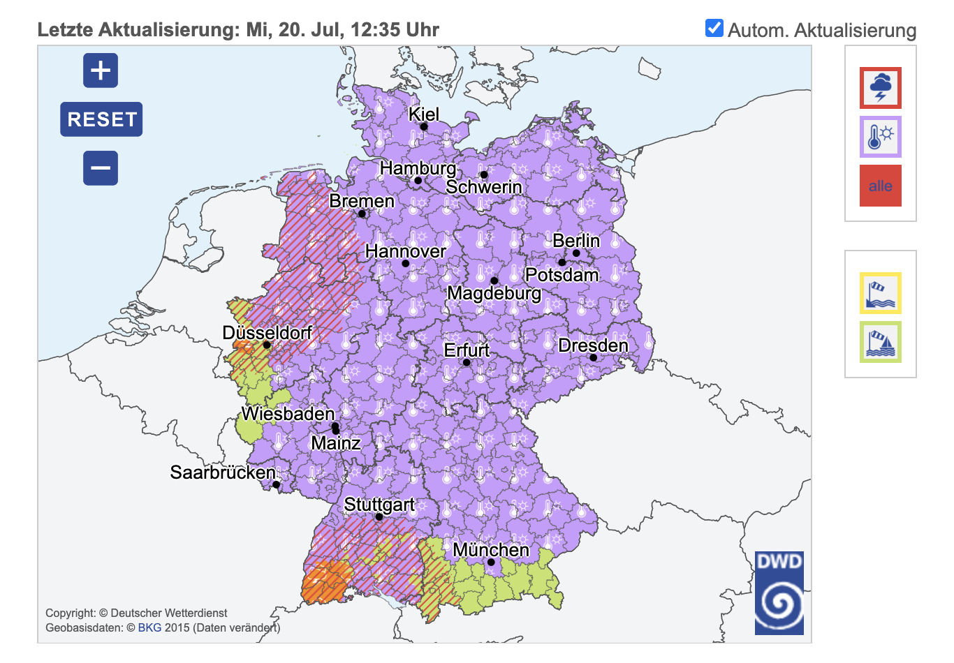 Germany on alert as snowfall and storms batter the country