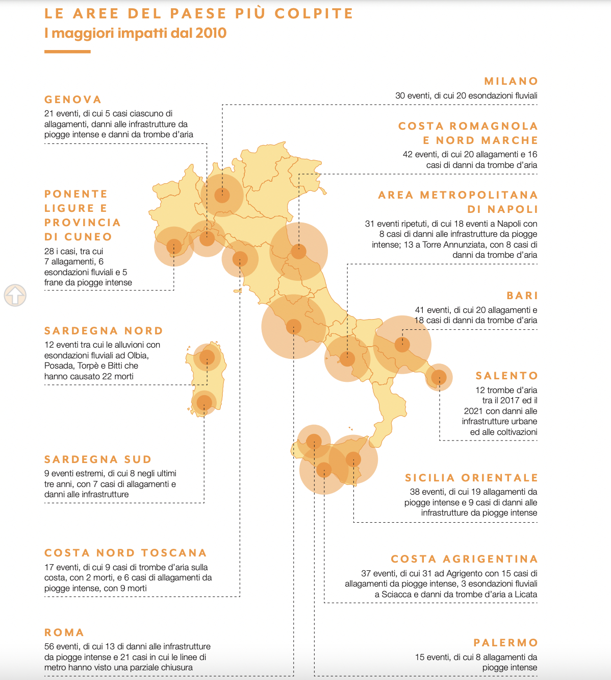 MAP: The parts of Italy most at risk from floods and extreme weather