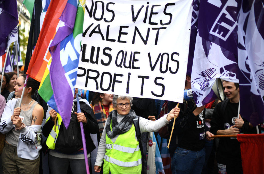 IN PICTURES: Protesters march in Paris as French refinery strikes continue