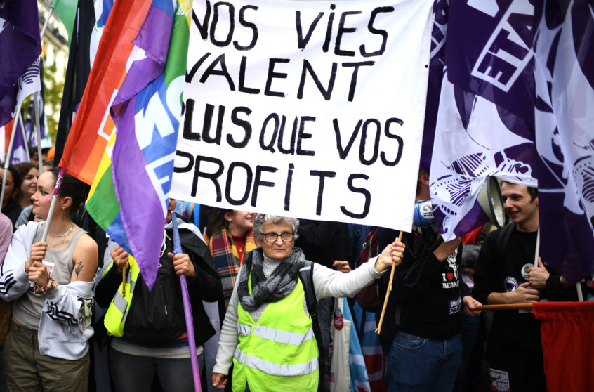 IN PICTURES: Protesters march in Paris as French refinery strikes continue