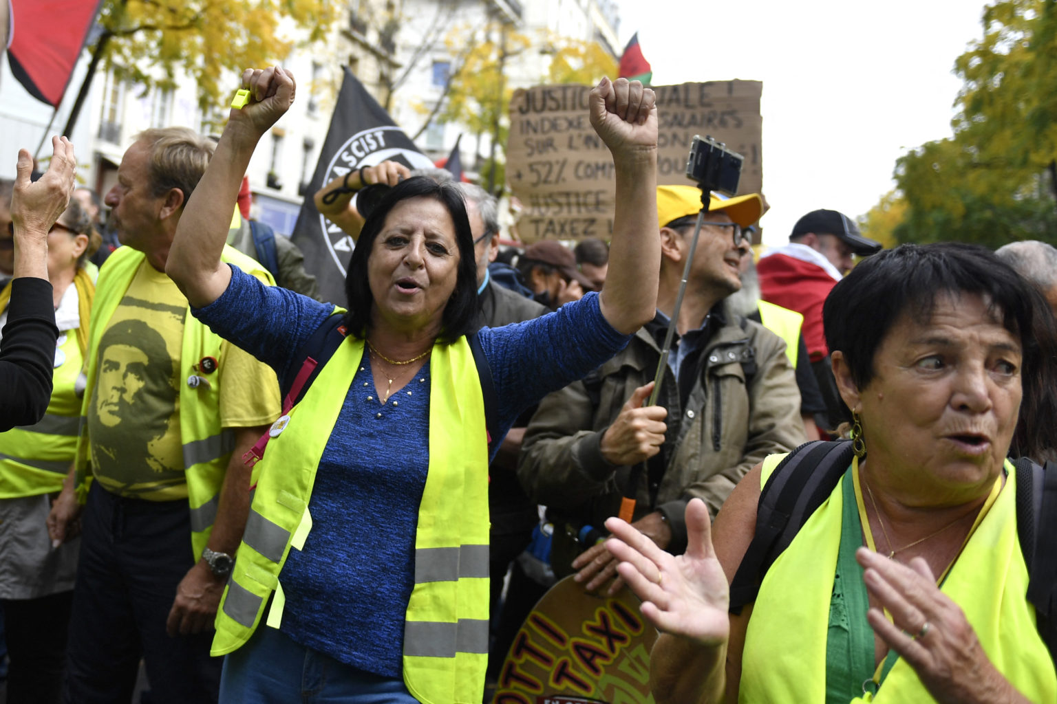 IN PICTURES: Protesters march in Paris as French refinery strikes continue