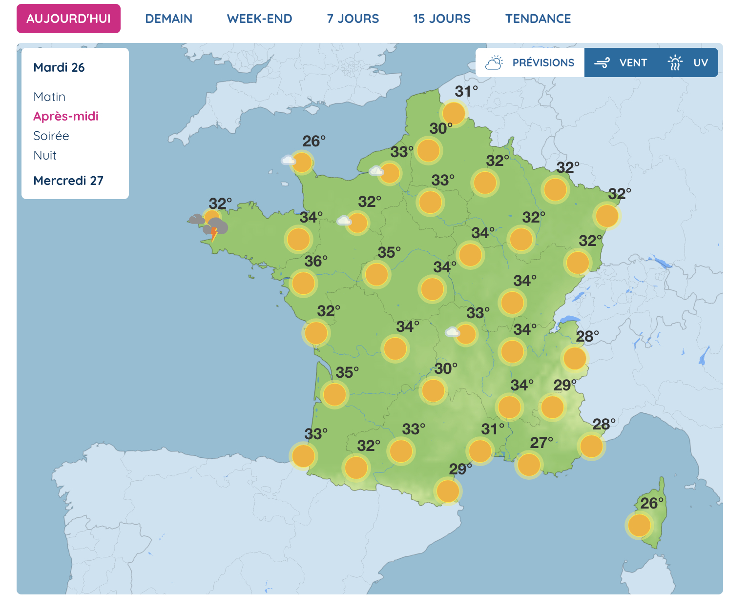 France swelters under record May temperatures as heatwave continues