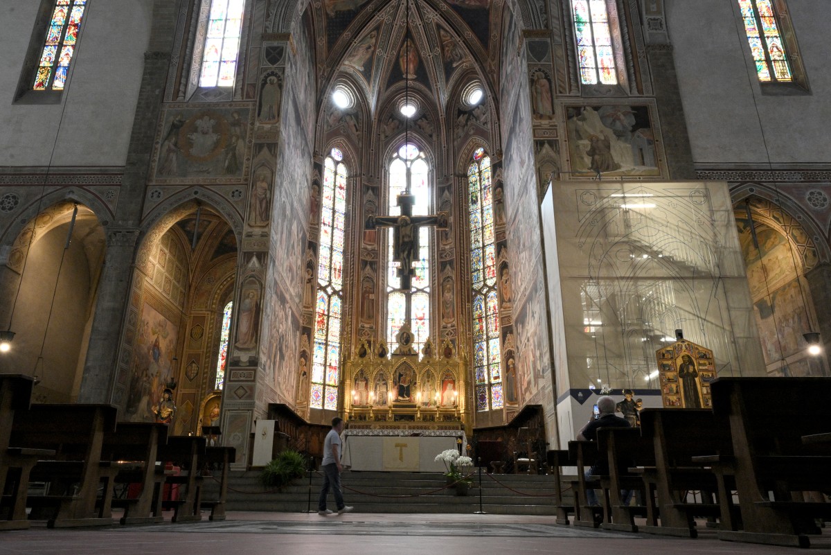 IN PHOTOS: Florence's Giotto frescoes restored to glory after renovation